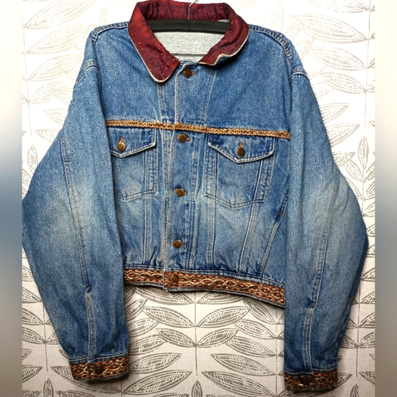 Fiorucci | Jackets & Coats | Vintage Fiorucci Denim Jacket 8s ...